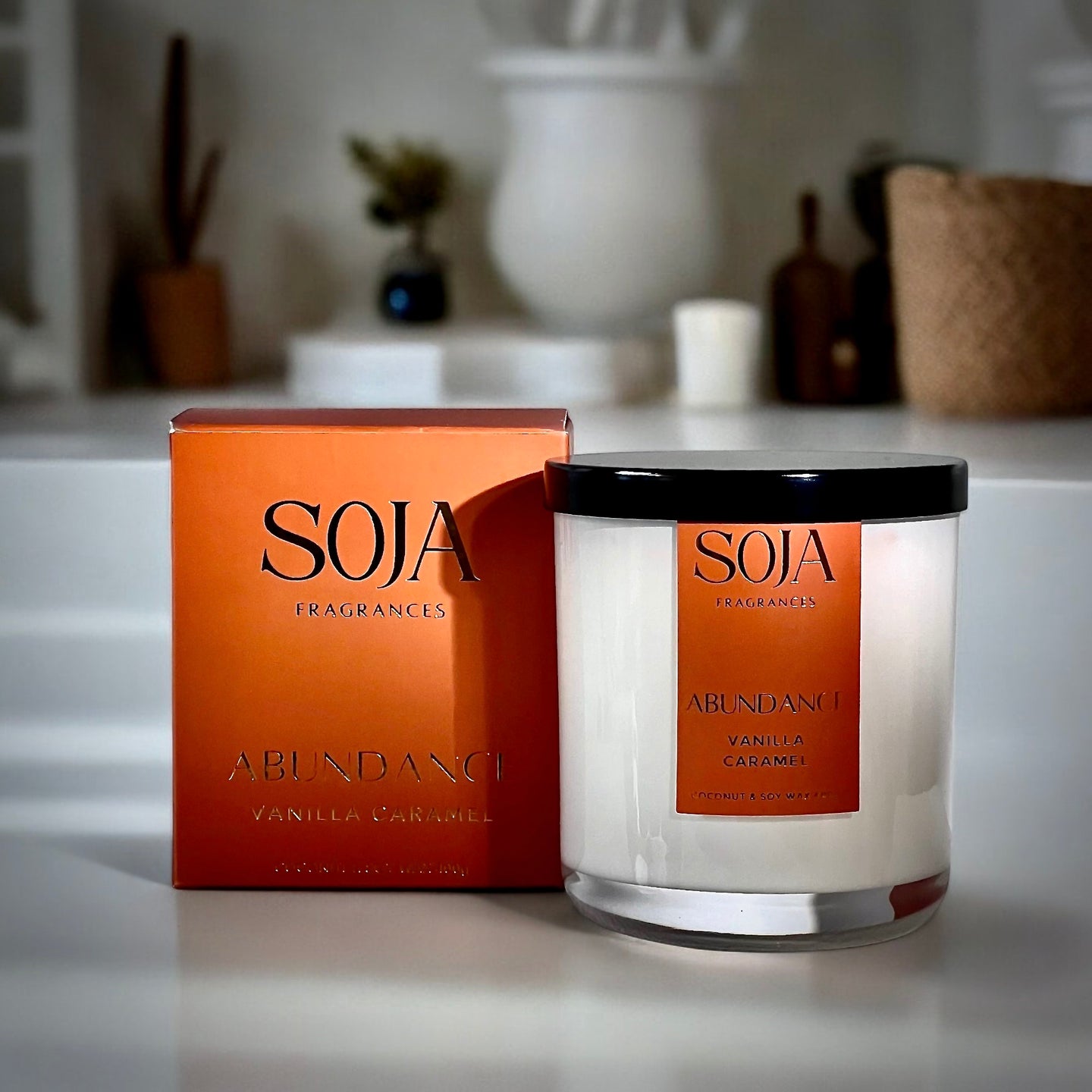 Crystal-Infused Soy Candles – Core Collection | Soja