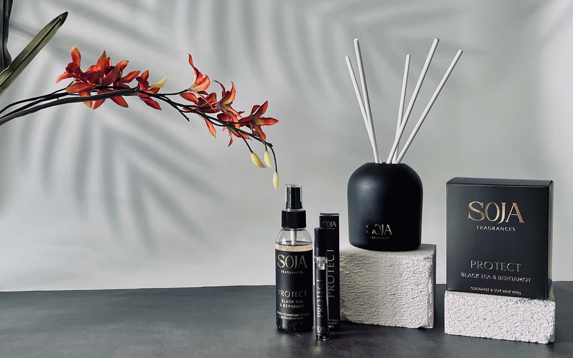 Luxury Crystal-Infused Candles & Room Sprays - Soja Fragrances