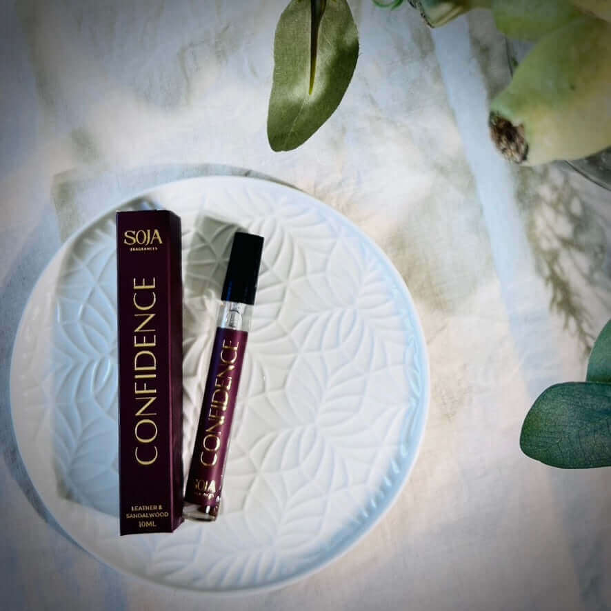 Confidence - Leather & Sandalwood Mini Room Spray – SOJA Fragrances